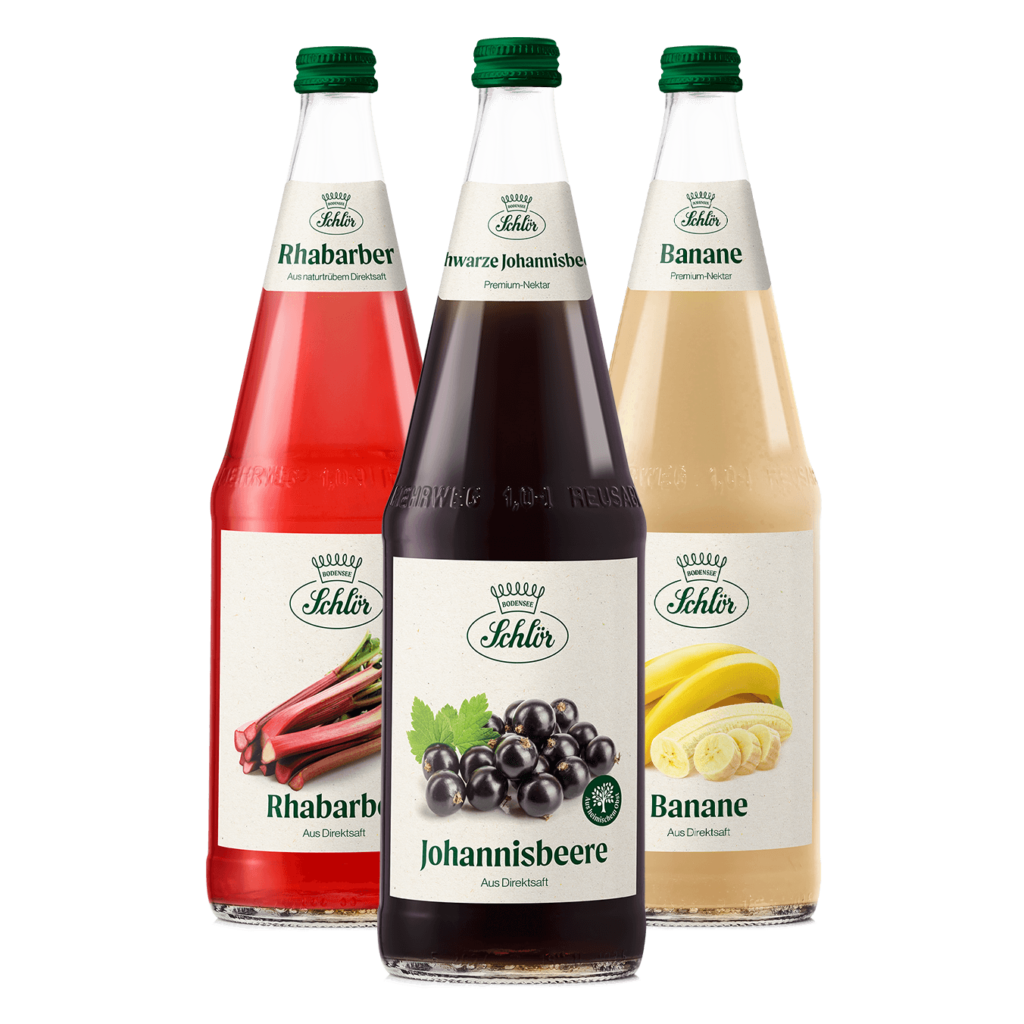 Nektare und Fruchtsaftgetränke von Schlör